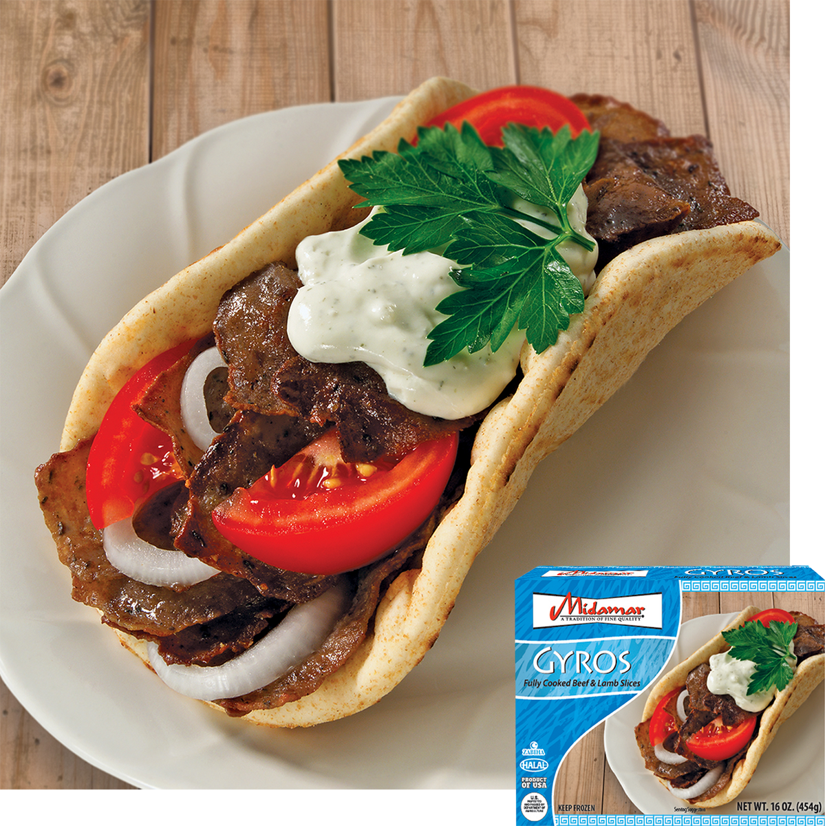 Lamb Gyro Cones